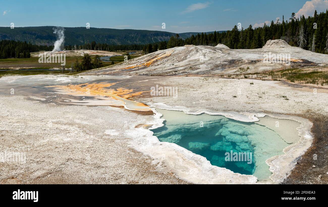 The amazing natural beauty of Yellowstone National Park Stock Photo - Alamy