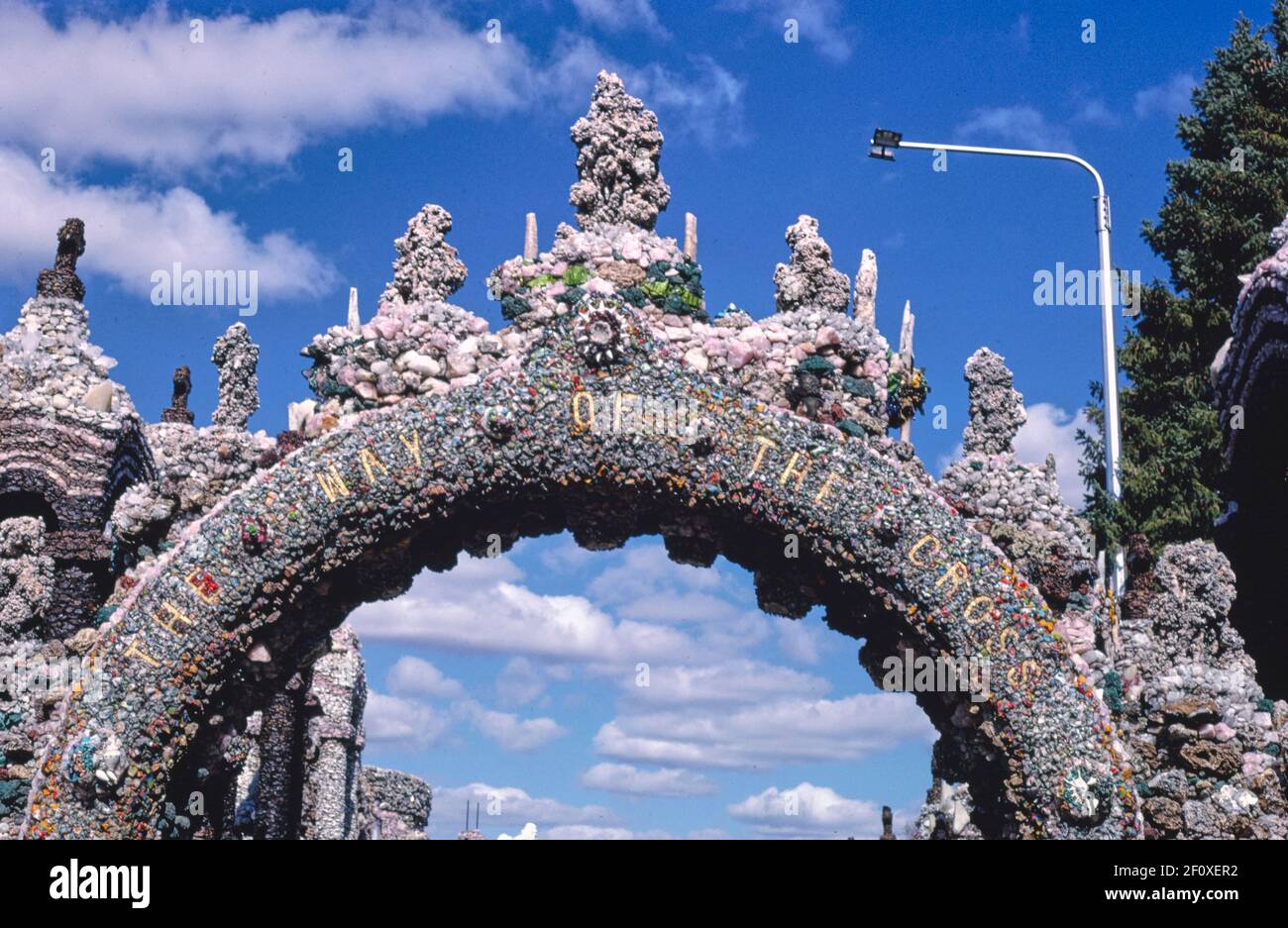 The Grotto of the Redemption Way of the Cross Arch detail West Bend ...