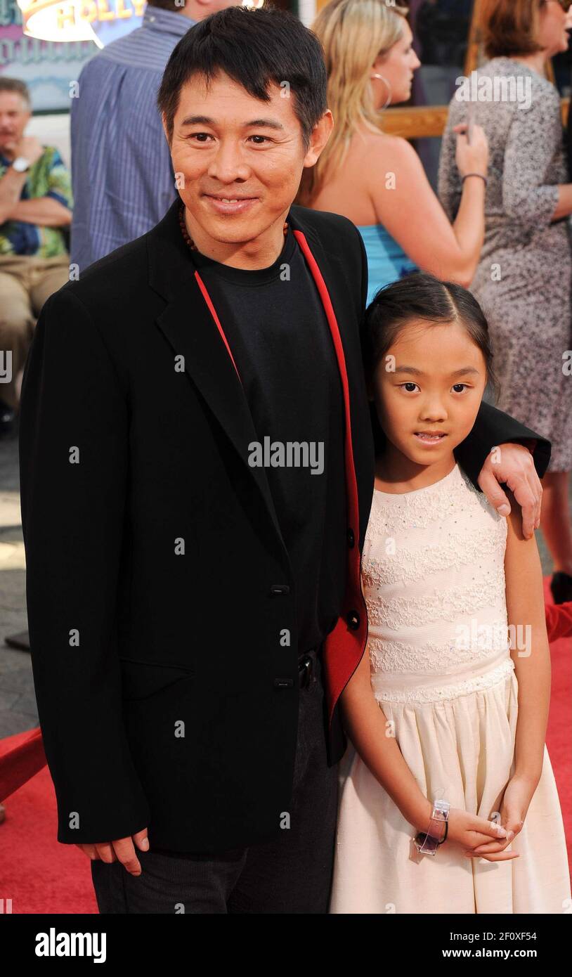 Jet Li and daughter Jane. 27 July 2008 - Universal City, California ...