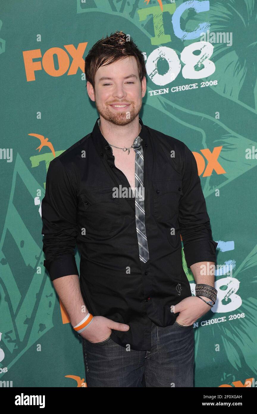 David Cook. 3 August 2008 - Universal City, California. 2008 Teen ...