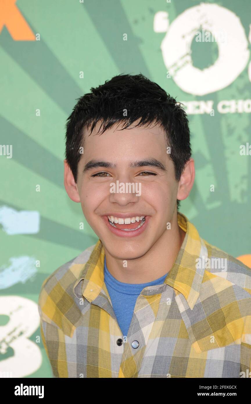 David Archuleta. 3 August 2008 - Universal City, California. 2008 Teen ...