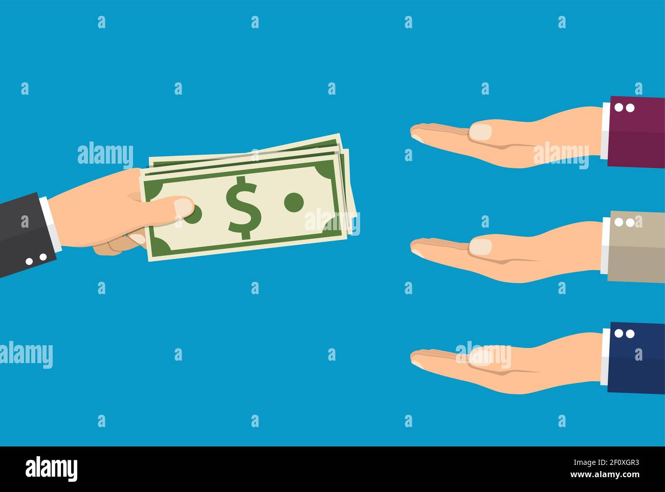 Reaching to take Stock Vector Images - Alamy