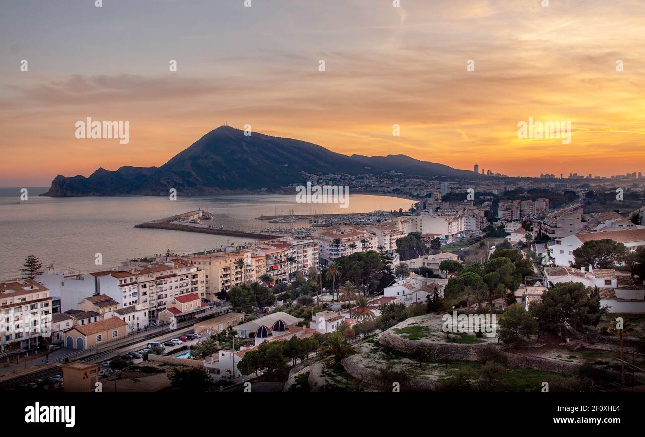 Spain altea village whitewashed hi-res stock photography and images - Alamy