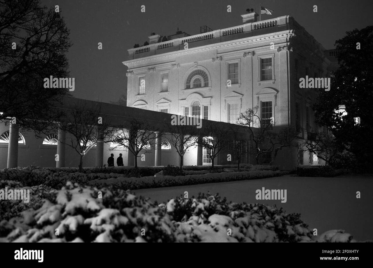 Obama white house residence hi-res stock photography and images - Alamy