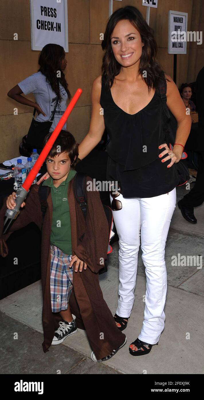Catt Sadler and son Austin. 10 August 2008 - Hollywood, California ...