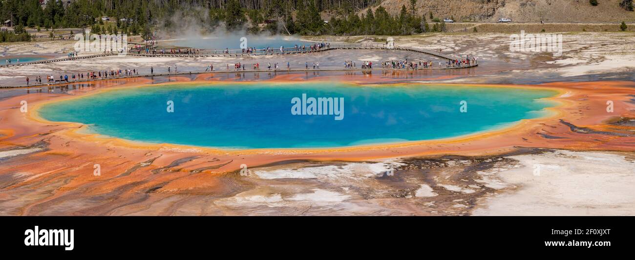 The amazing natural beauty of Yellowstone National Park Stock Photo - Alamy