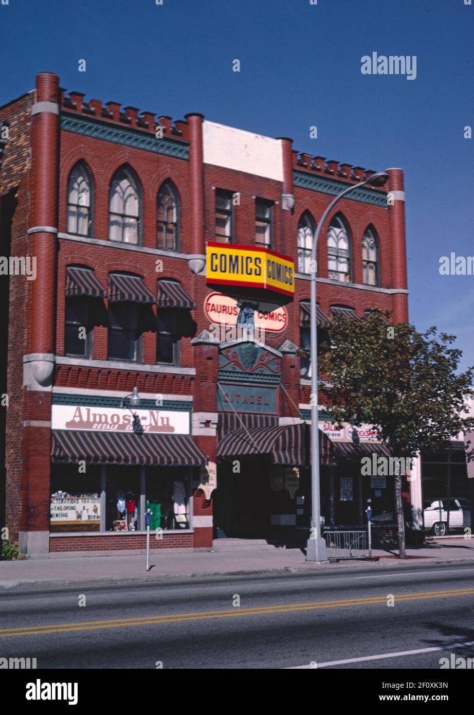 1980s comics shop hi-res stock photography and images - Alamy