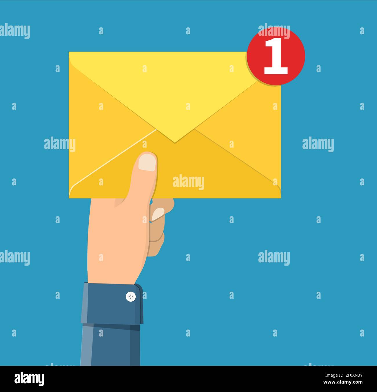 Email message concept Stock Vector Image & Art - Alamy