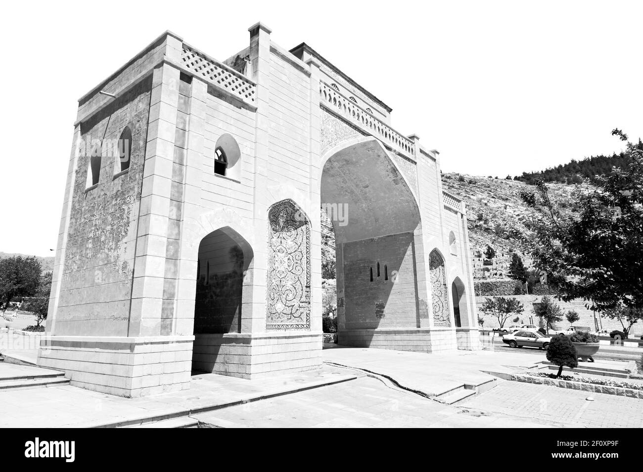 In iran the old gate Stock Photo - Alamy