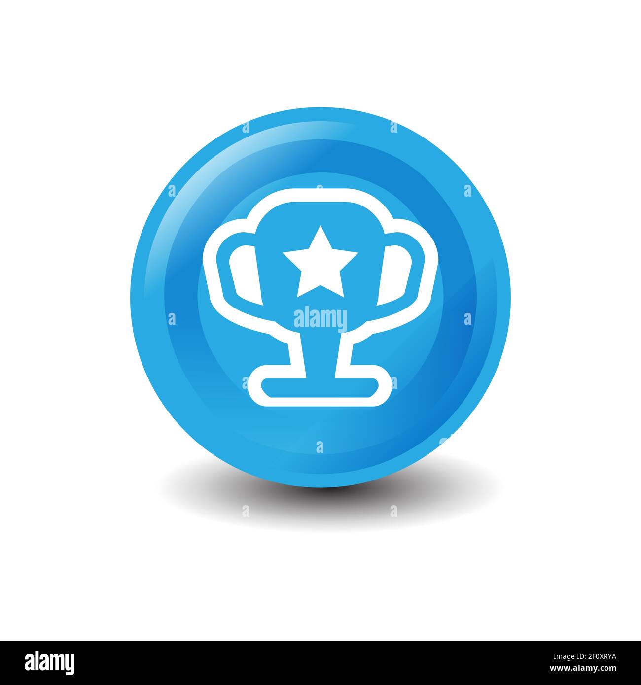 Trophy icon isolated on white background from racing collection. Trophy ...