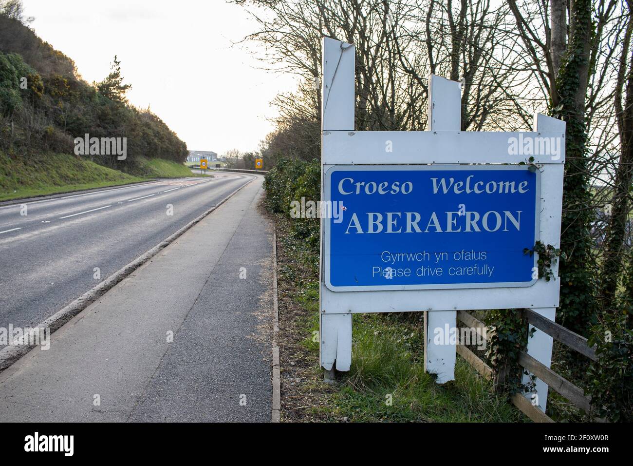 A487 sign hi-res stock photography and images - Alamy
