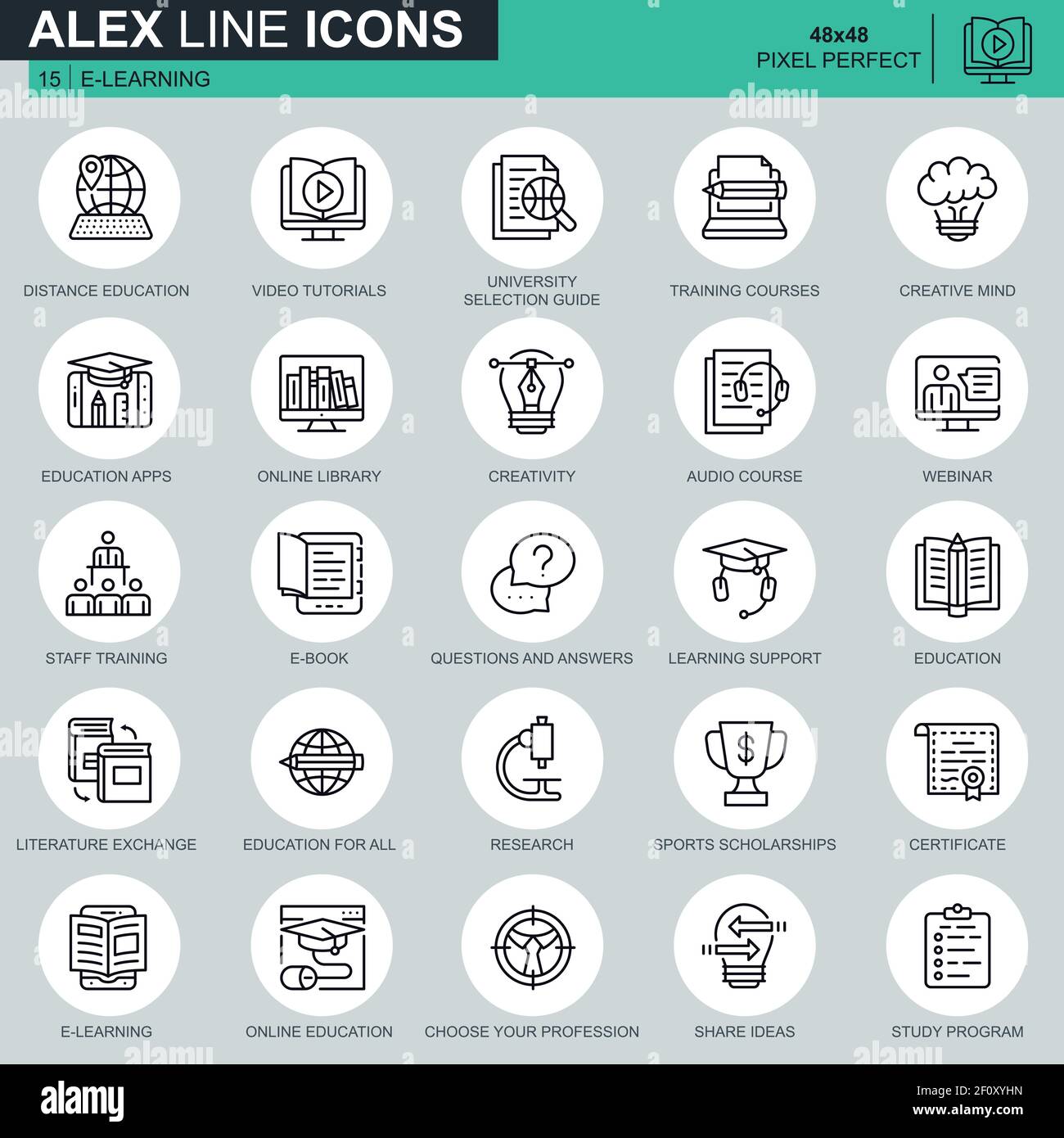 Course Icons Educational Use Site