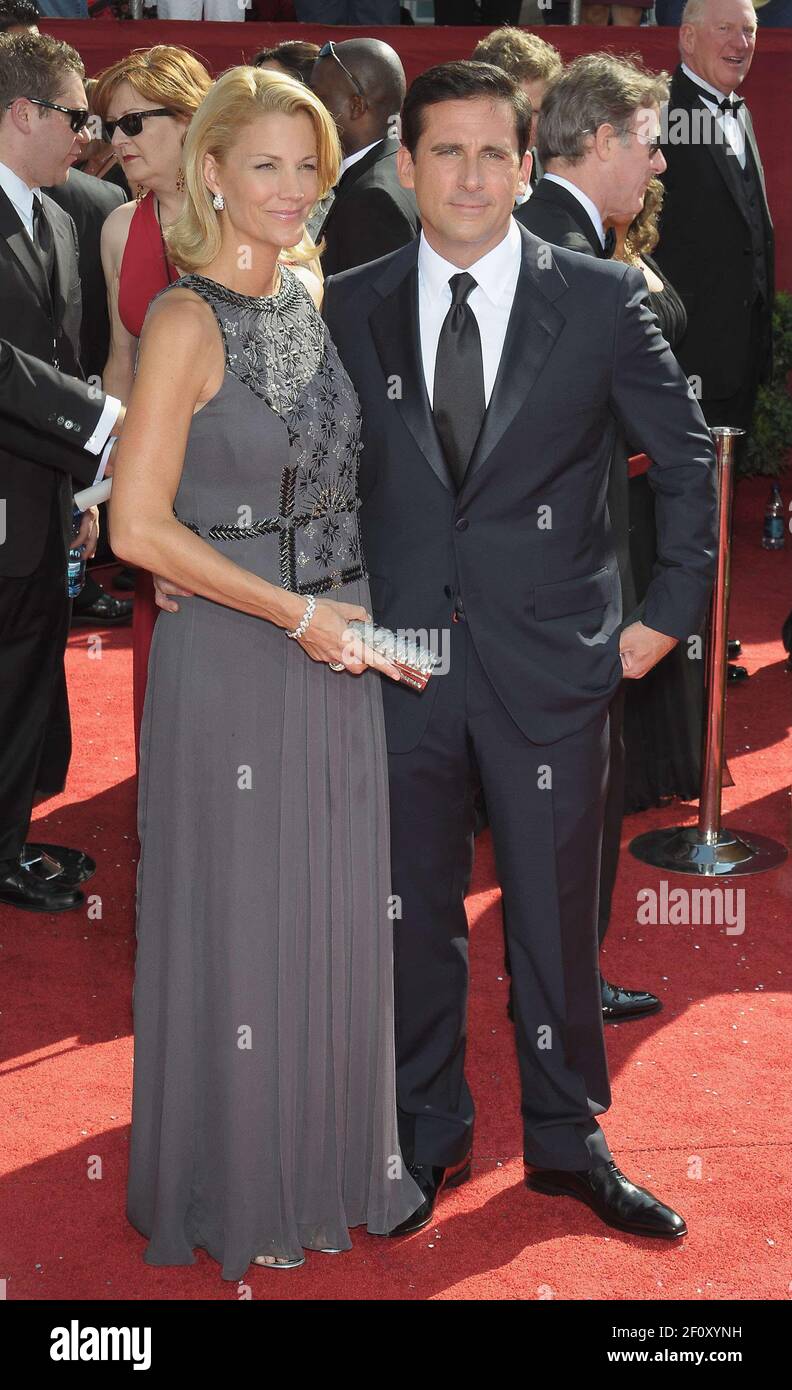 Nancy Walls and Steve Carell. 21 September 2008 - Los Angeles ...