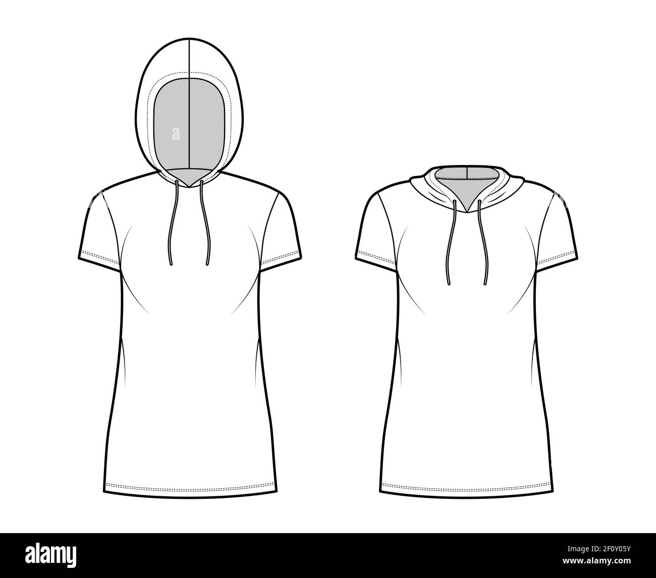 Oversized hoodie for men and women Cut Out Stock Images & Pictures - Alamy