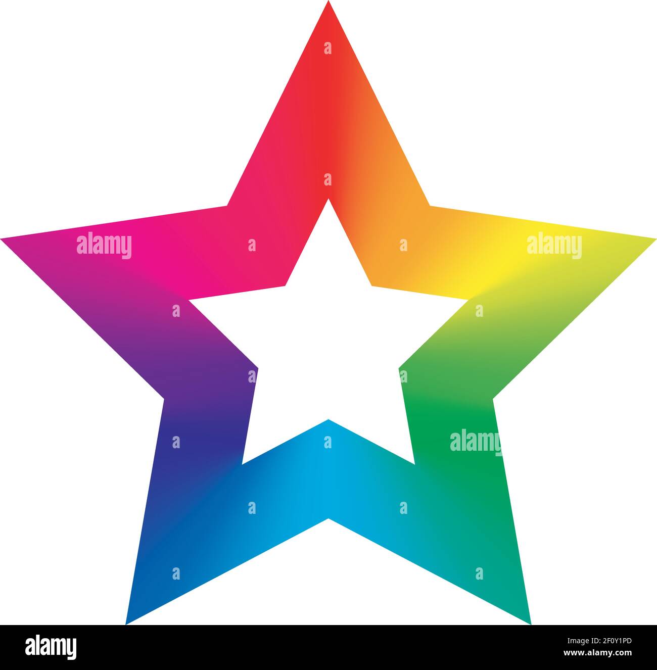 Colorful star icon Stock Vector Image & Art - Alamy