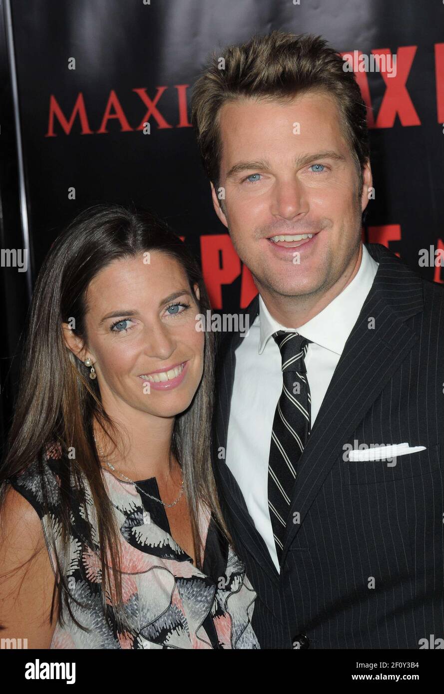 Chris O'Donnell and wife Caroline Fentress. 13 October 2008 - Hollywood ...