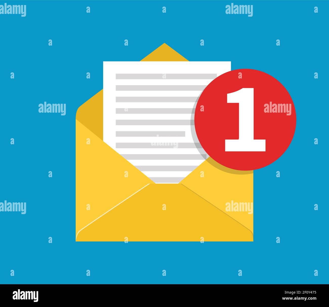 New Email, incoming message Stock Vector Image & Art - Alamy