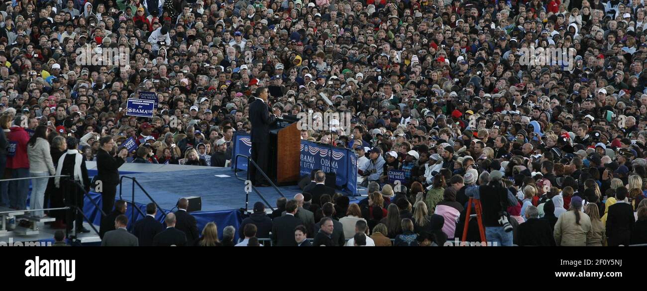 22 October 2008 - Leesburg, VA - Democratic Presidential candidate ...