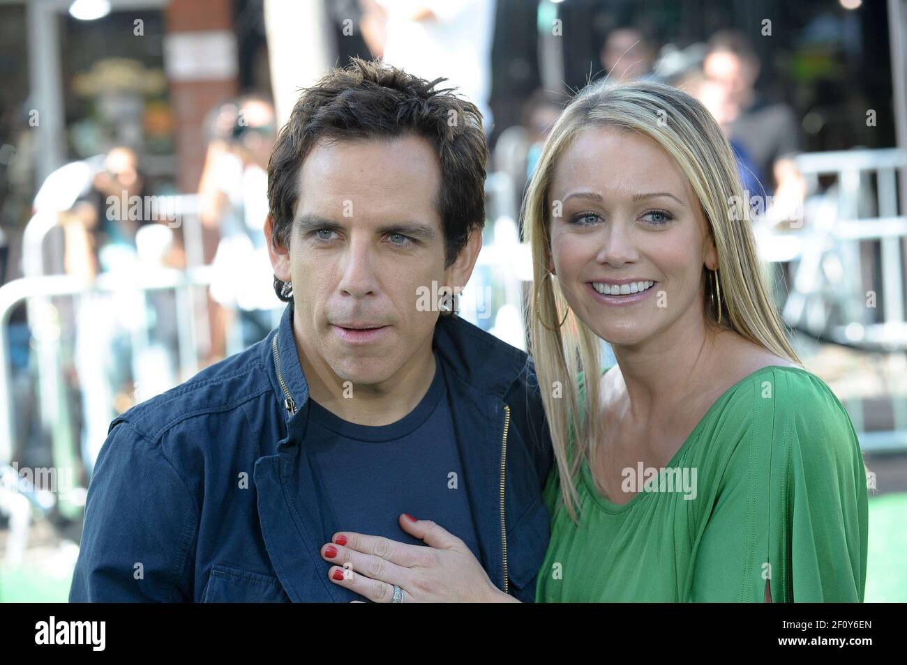 Ben Stiller and Christine Taylor. 26 October 2008 - Westwood ...