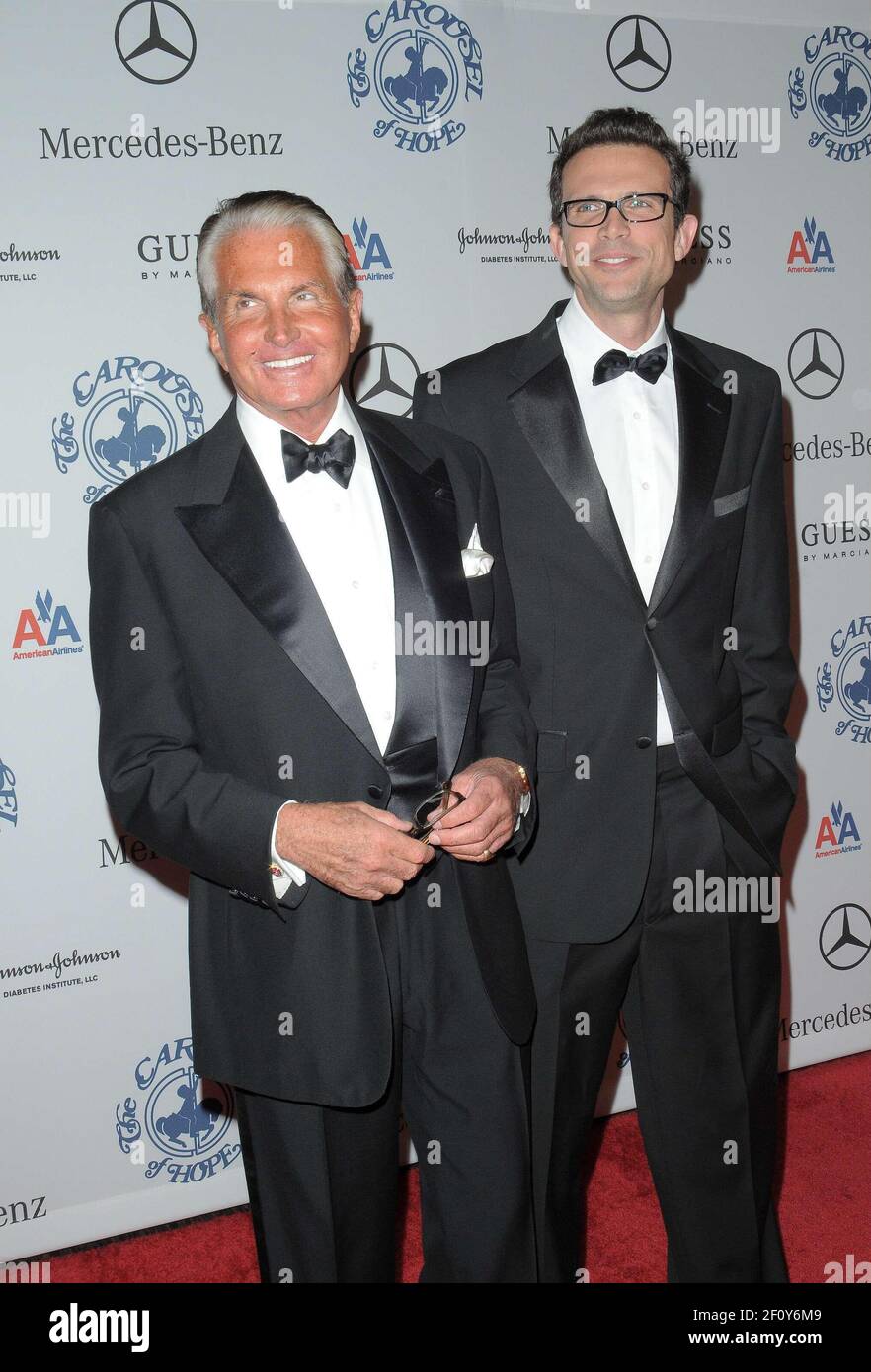 George Hamilton and son Ashley Hamilton. 25 October 2008 - Beverly ...