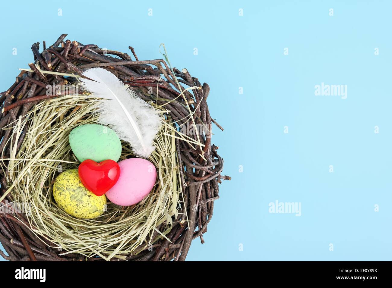 Easter egg with heart hi-res stock photography and images - Alamy