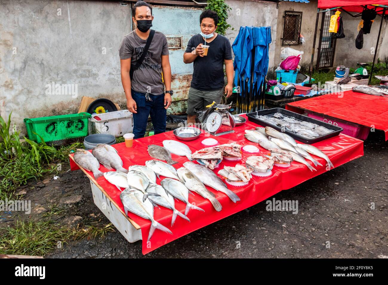 Kinarut market Sabah Borneo Malaysia Stock Photo - Alamy