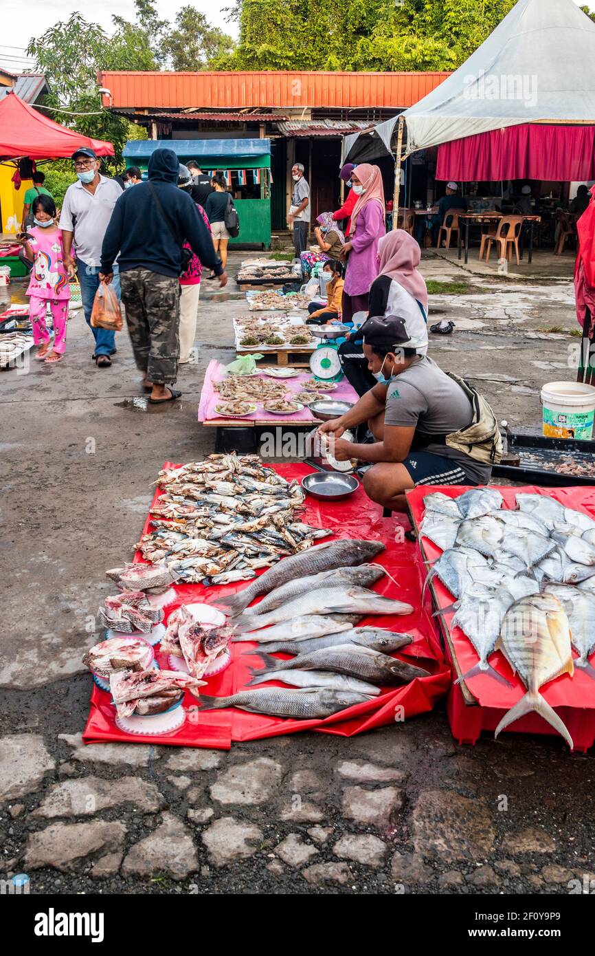 Kinarut market Sabah Borneo Malaysia Stock Photo - Alamy