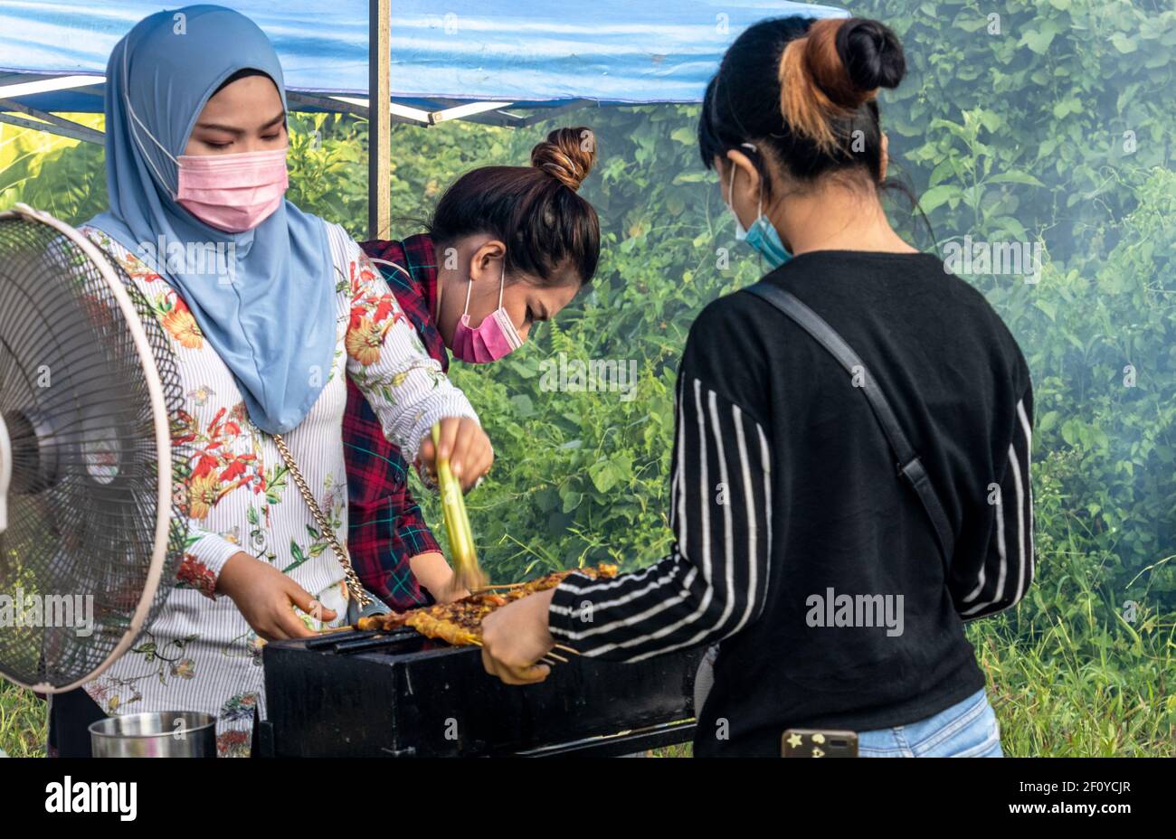 Kinarut market Sabah Borneo Malaysia Stock Photo - Alamy