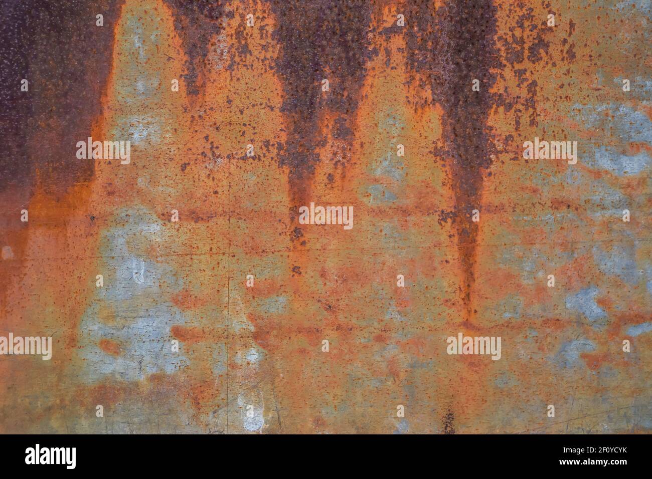 Background from rusty metal close-up. Rust spots on the iron Stock ...