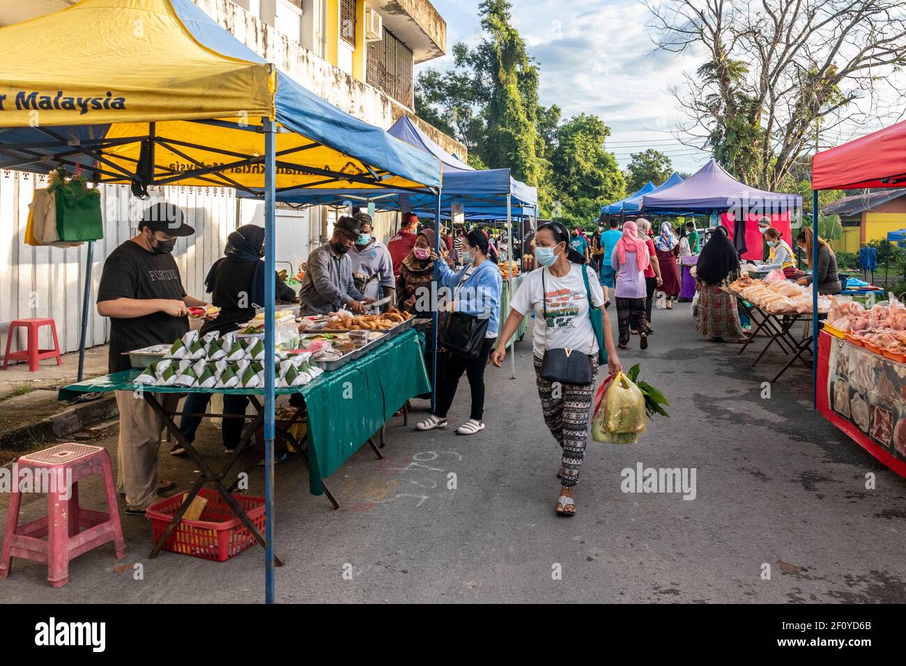 Kinarut market Sabah Borneo Malaysia Stock Photo - Alamy