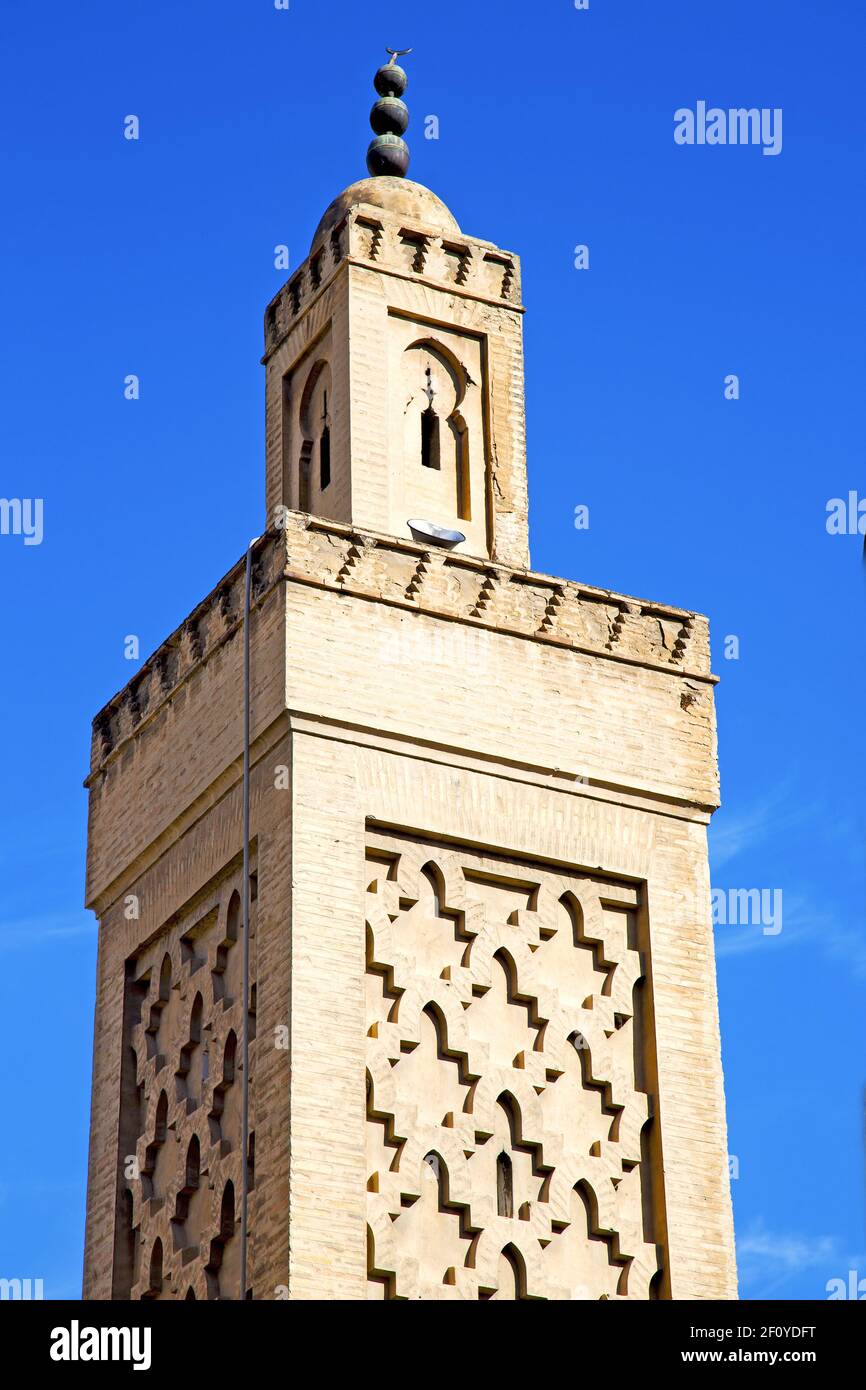 The history maroc africa minaret Stock Photo - Alamy