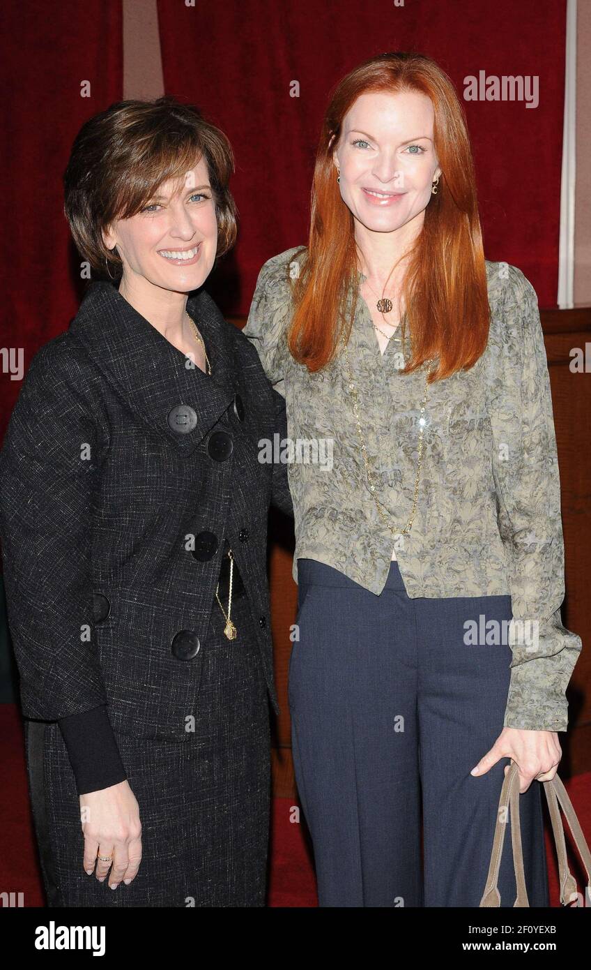 Anne Sweeney and Marcia Cross. The Hollywood Reporter's Annual Women In ...