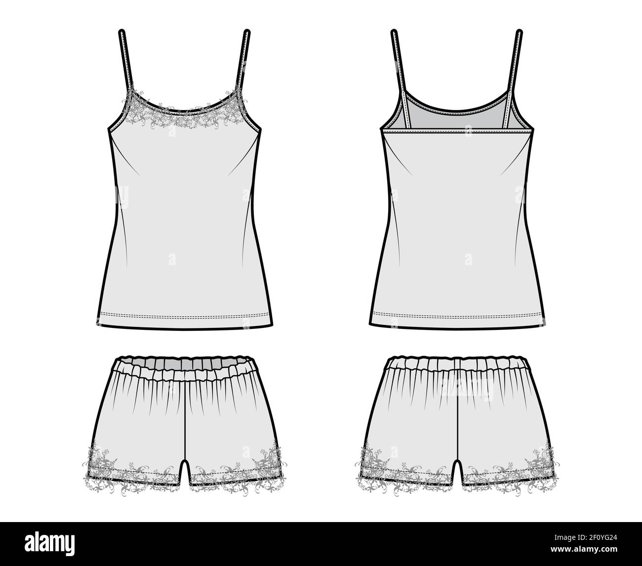 Short nightgown Stock Vector Images - Alamy