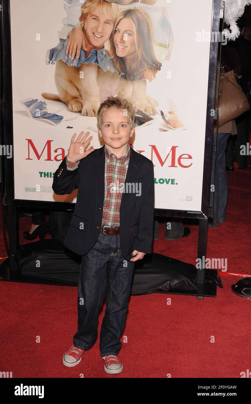 Bryce Robinson. 11 December 2008, Westwood, California. Marley & Me premiere held at the Mann ...