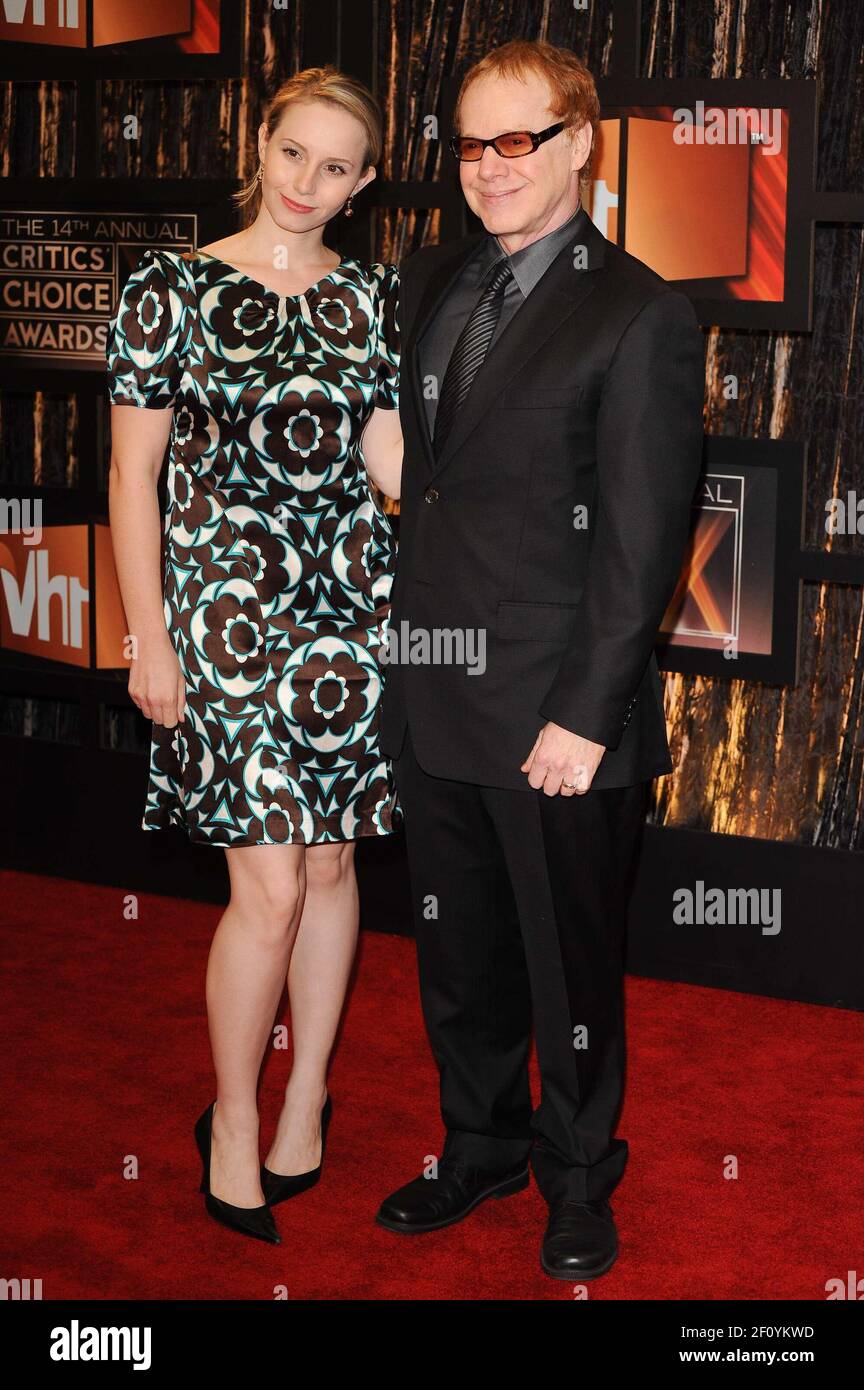 Danny Elfman and daughter Mali Elfman. 8 January 2008, Santa Monica ...