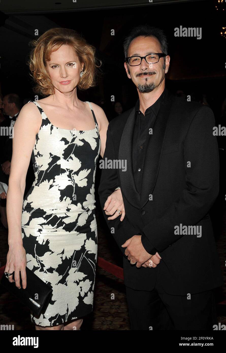 Lev L. Spiro and wife Melissa Rosenberg. 31 January 2009, Century City ...