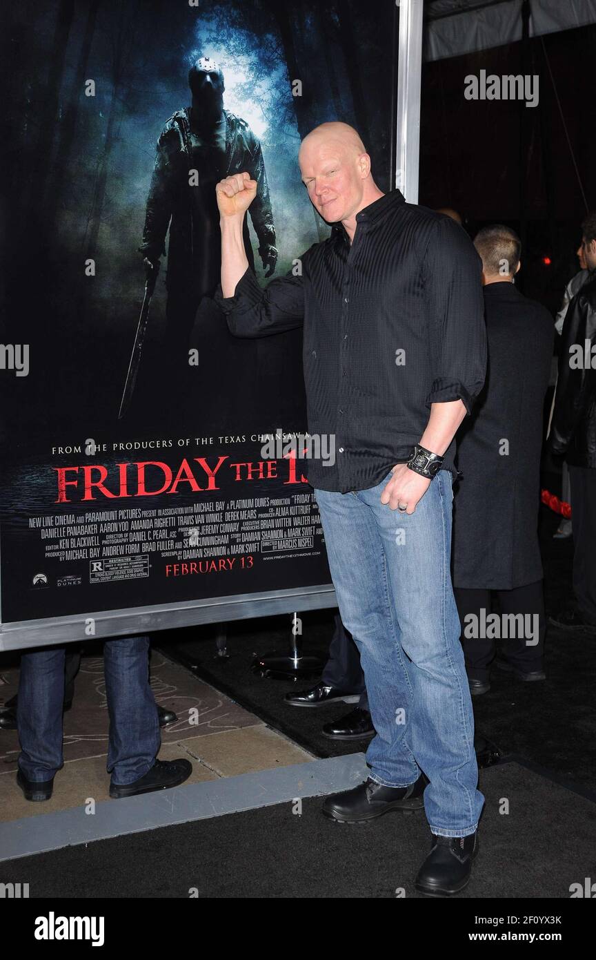 Derek Mears. 9 February 2009, Hollywood, CA. Friday The 13th Premiere ...