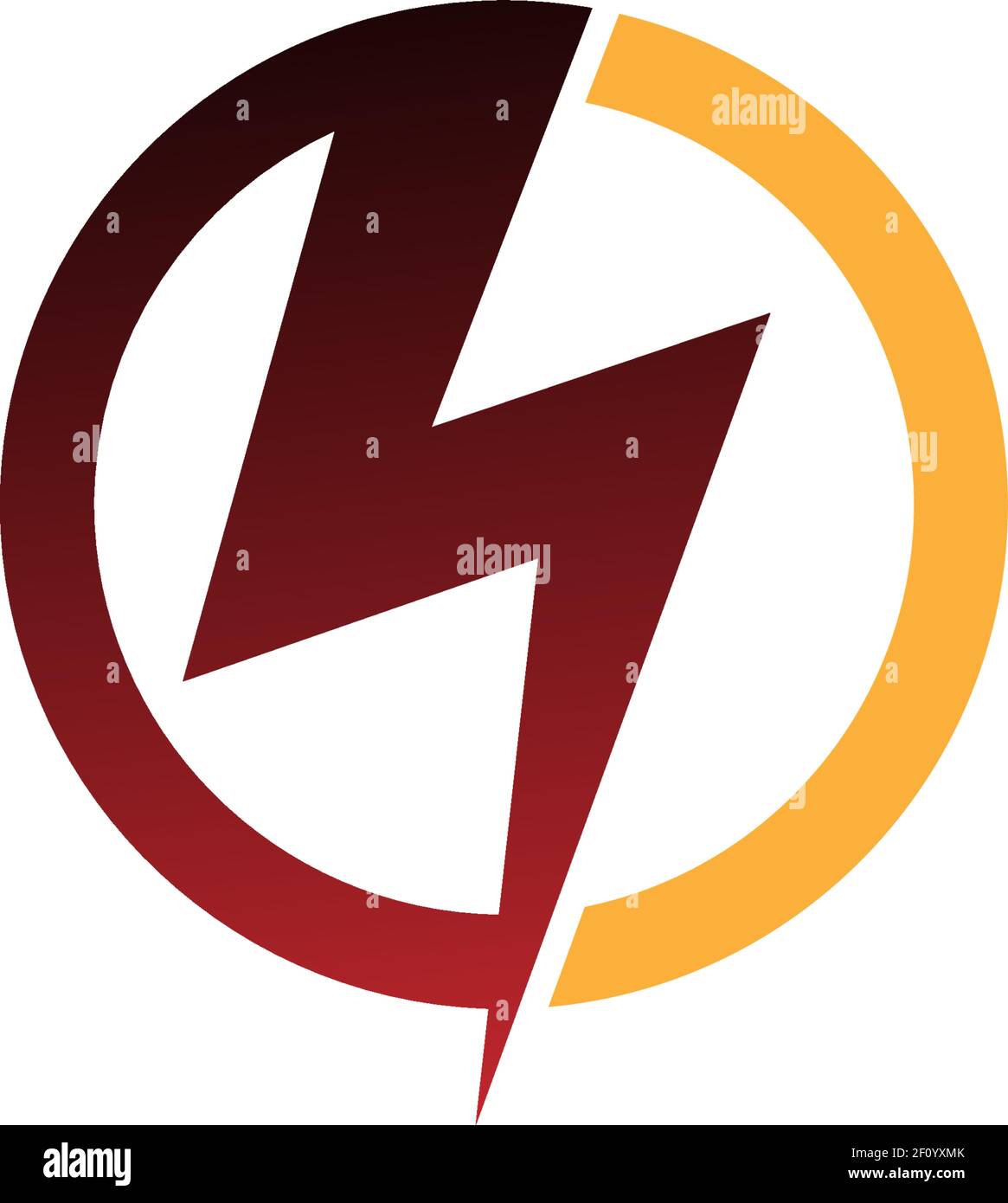 Power symbol lightning icon logo design vector illustrtation Stock ...