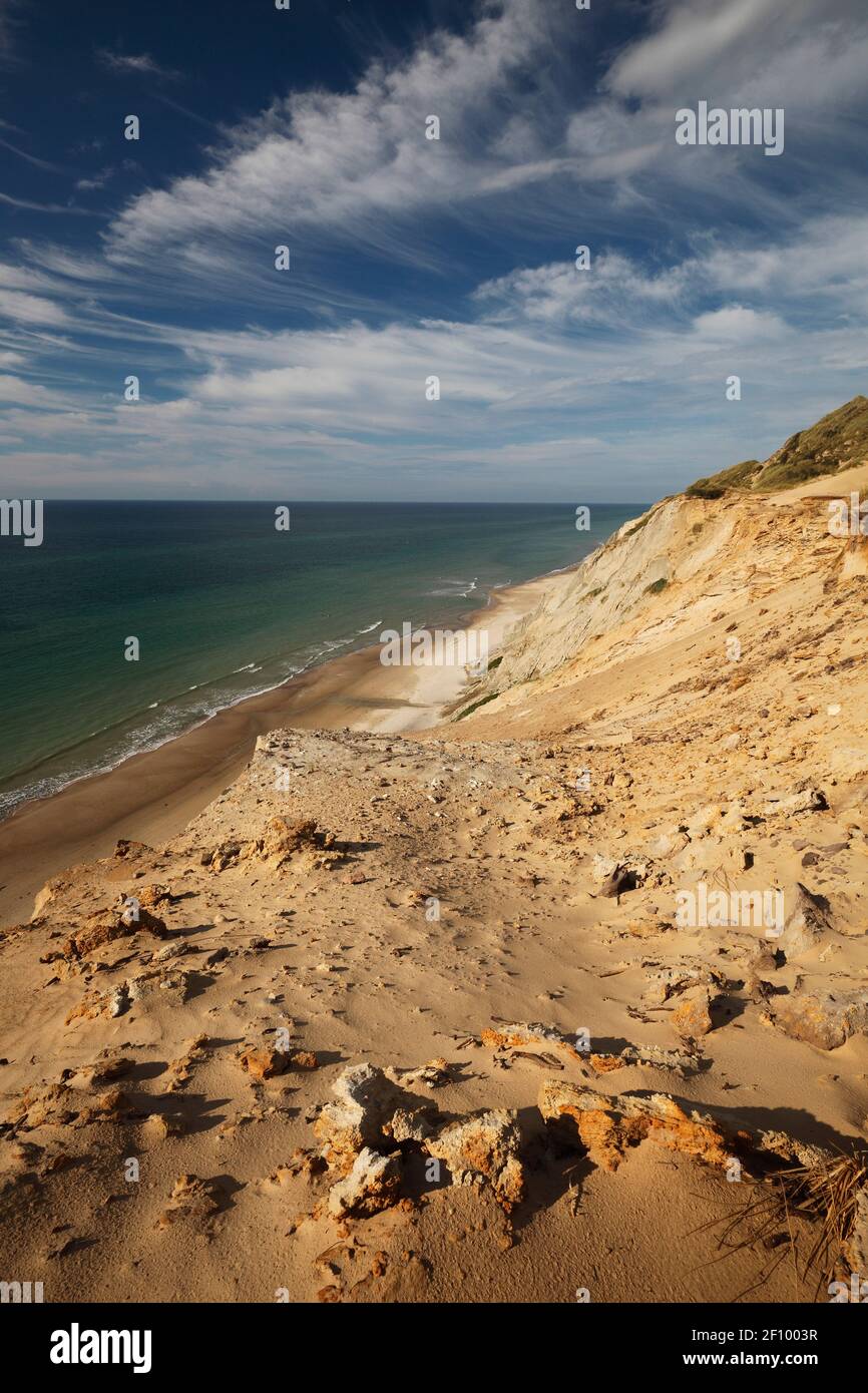 Rubjerg Knude wandering dune and Lønstrup cliff, Kommune Hjørring ...