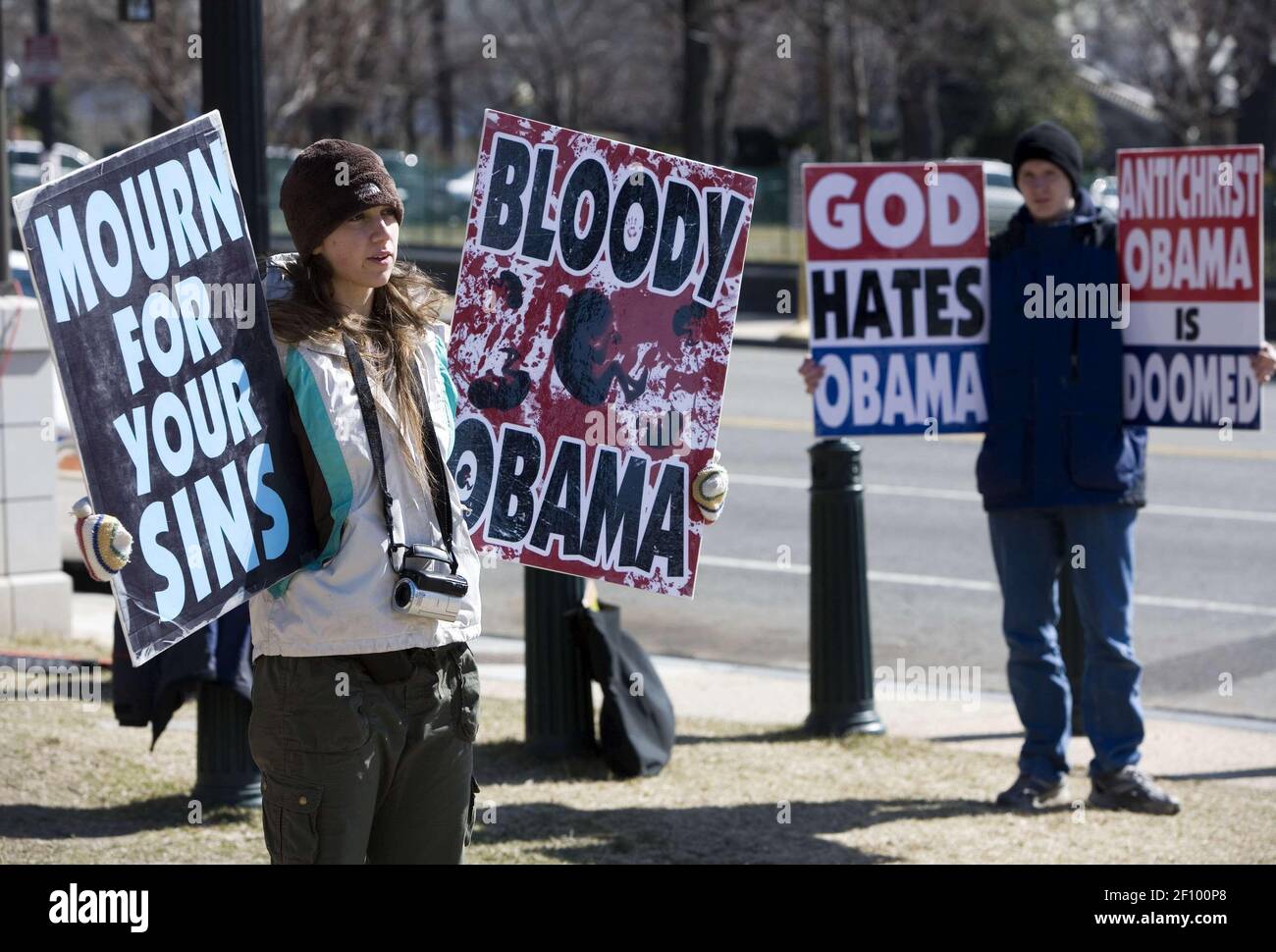 24 February 2009 Ã Washington, D.C. Ã Members of the Westboro Baptist ...