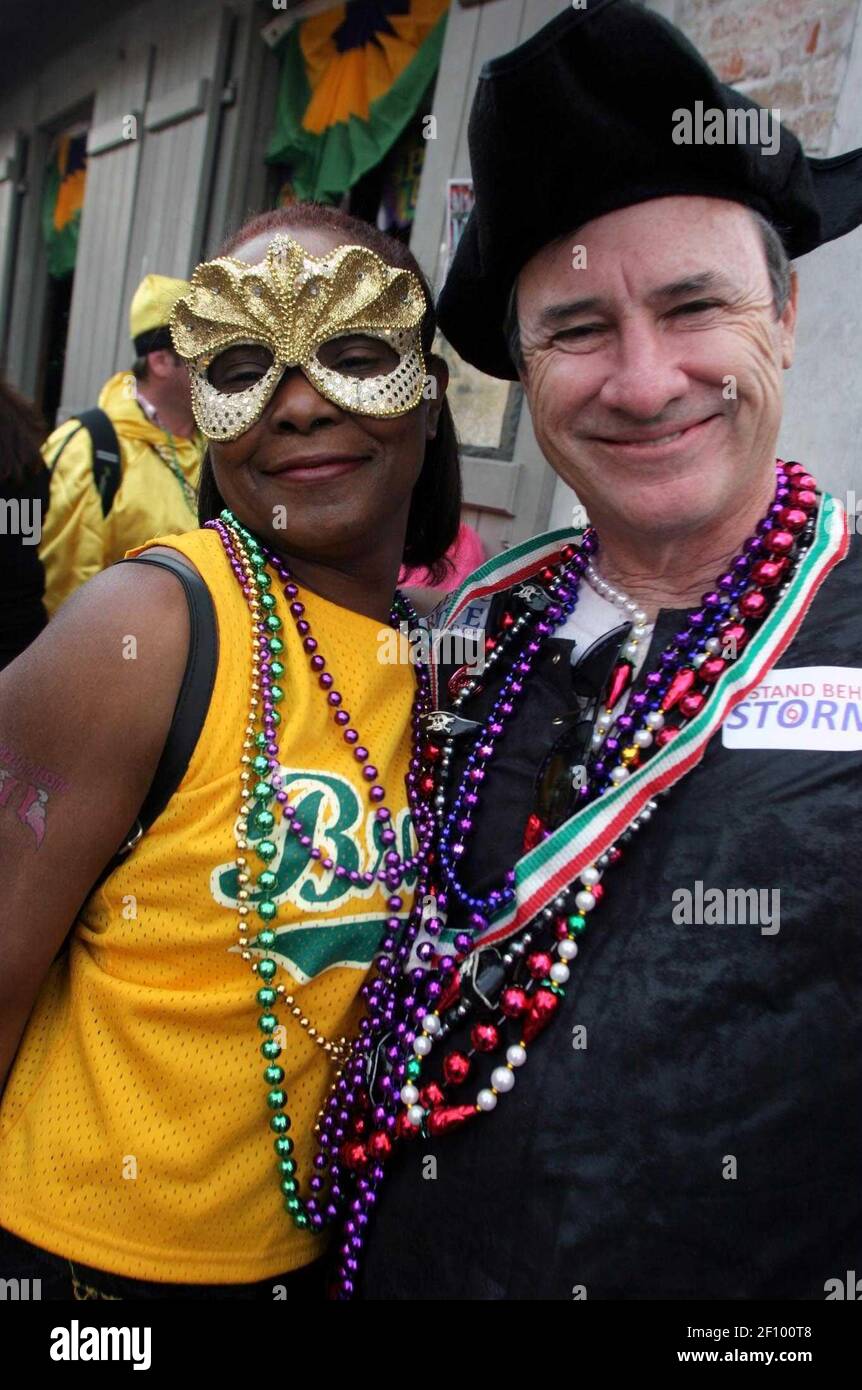 February 24 2009. New Orleans, Louisiana. Mardi Gras. Fat Tuesday ...