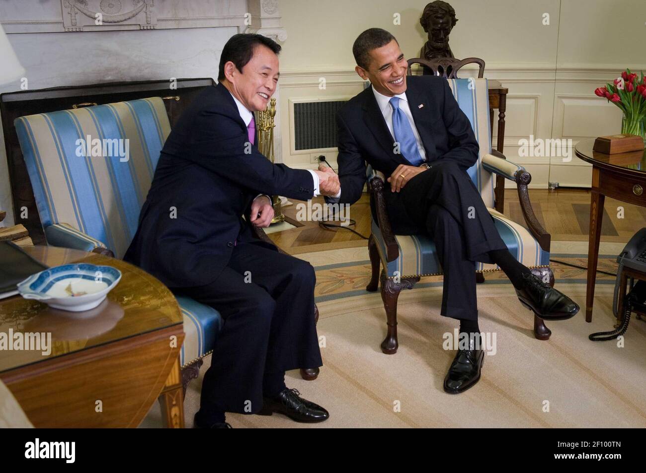 24 February 2009 - Washington, DC - President Barack Obama, right ...