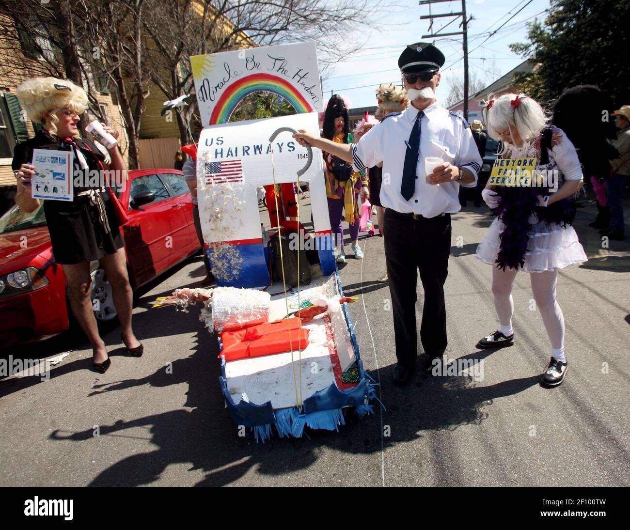 February 24 2009. New Orleans, Louisiana. Mardi Gras. Fat Tuesday ...