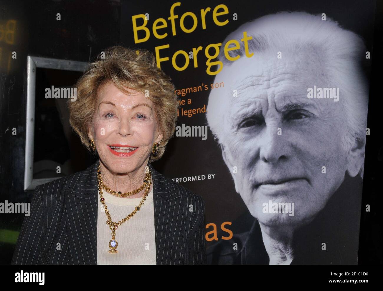 Anne Douglas. 6 March, 2009, Culver City, CA. Kirk Douglas' One Man ...