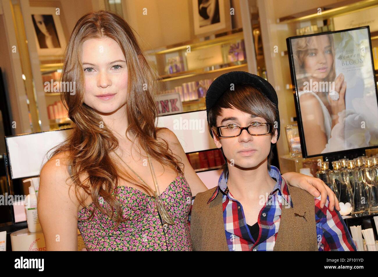 Christian Siriano and Behati Prinsloo. 10 March, 2009, Los Angeles, CA. Victoria's Secret Models ...