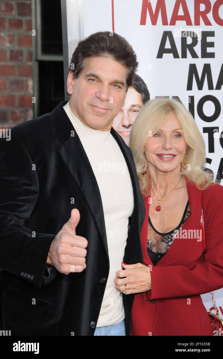 Lou Ferrigno and wife Carla. 17 March, 2009, Westwood, CA. "I Love You ...