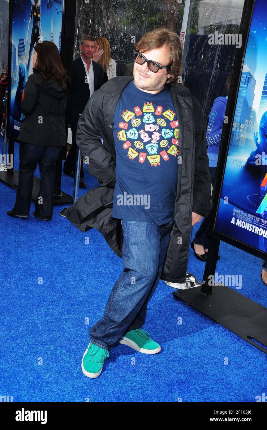 Jack Black. 22 March, 2009,Universal City, CA. "Monsters vs. Aliens ...