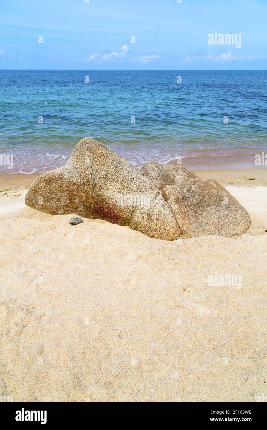 Asia beach tree rocks hi-res stock photography and images - Alamy