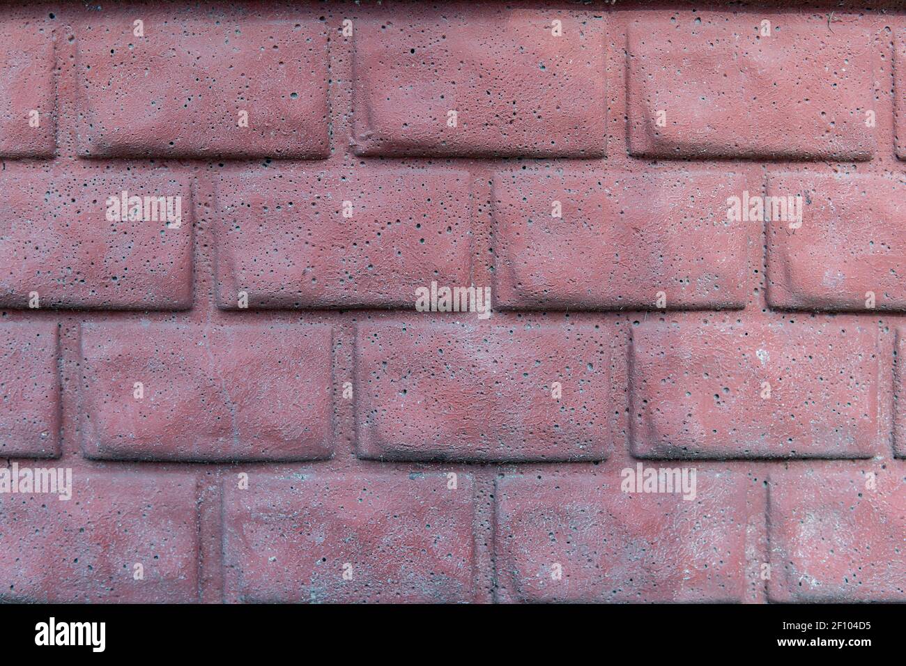 red vintage brick wall. brick embossing background Stock Photo - Alamy