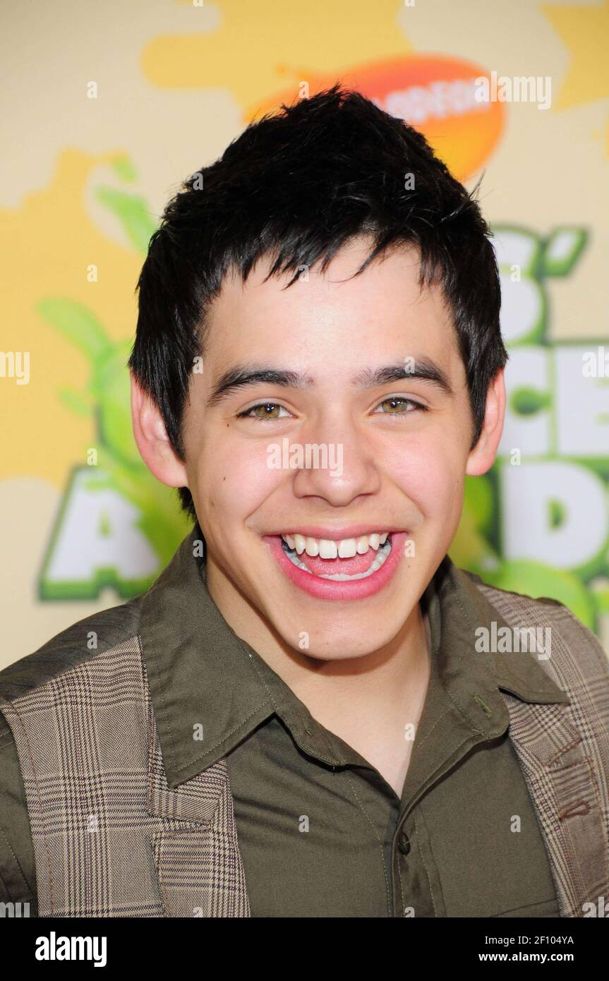 David Archuleta. 28 March, 2009, Westwood, CA. Nickelodeon's 2009 Kids ...